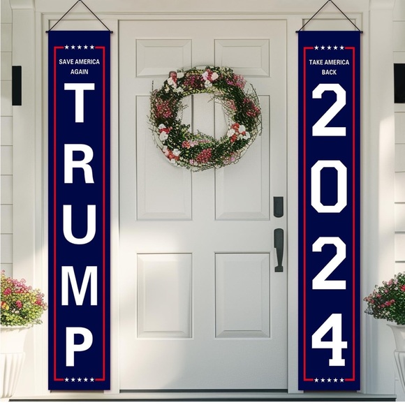 Accents | Patriotic Blue Trump 224 Banners | Poshmark